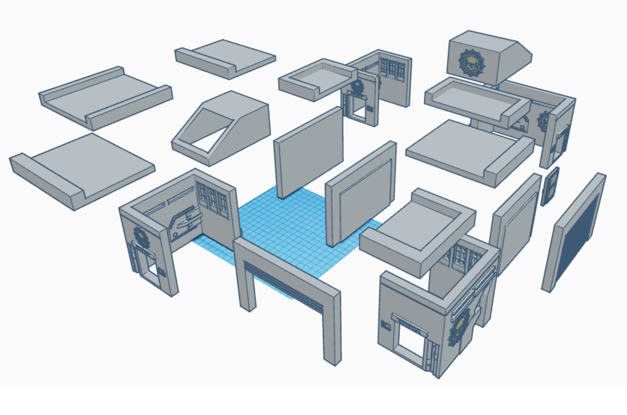 STL file Ultimate Modular Bunker Builder for games like WH40K ...