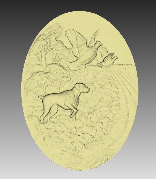 Free STL file dog hunting・3D printer model to download・Cults
