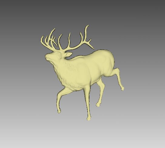 Free STL file deer running・3D printer design to download・Cults