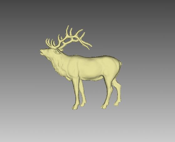 Free STL file deer screaming・Design to download and 3D print・Cults
