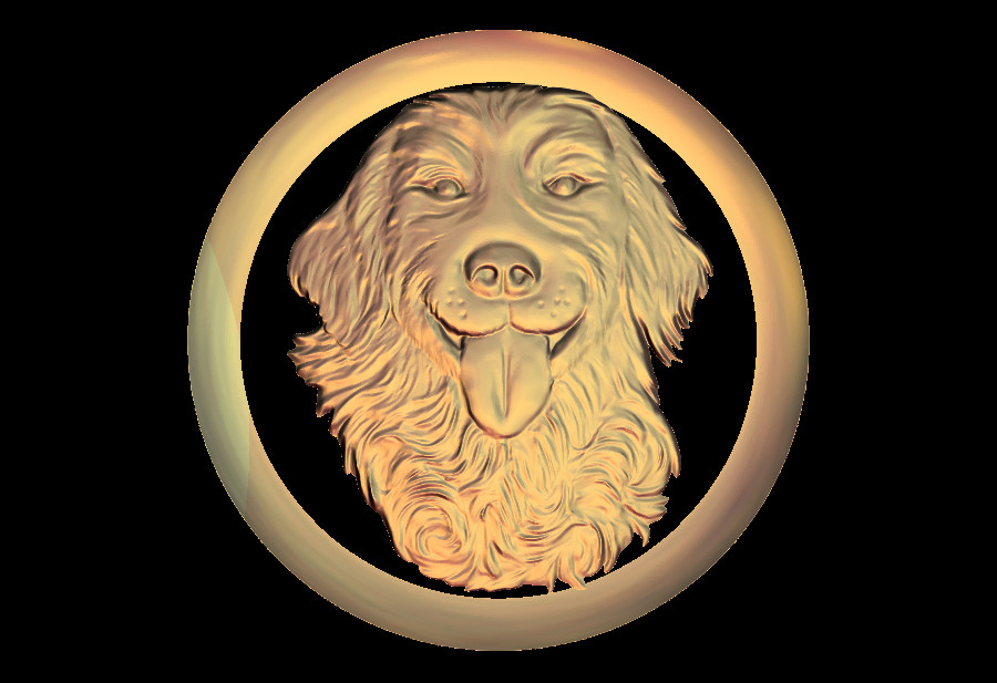 Free STL file Dog face 🐕・3D printing model to download・Cults