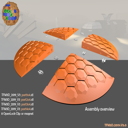 Download free STL file TerraForming Mars 3d board • 3D printing model ...