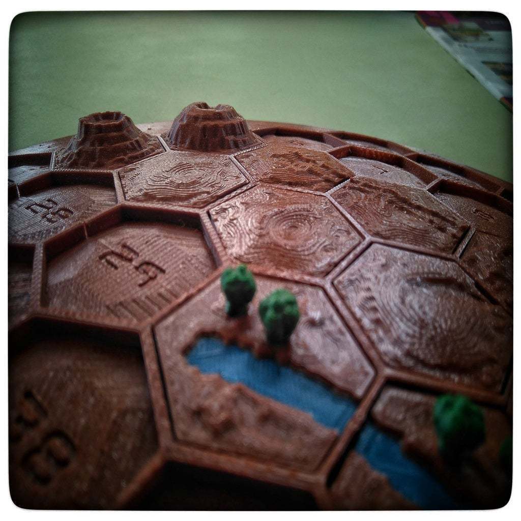 Download free STL file TerraForming Mars 3d board • 3D printing model ...