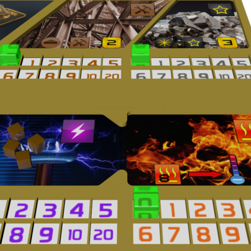 Descargar archivo STL gratis Tablero de juego TM 20x16cm (7.87x6.3in ...