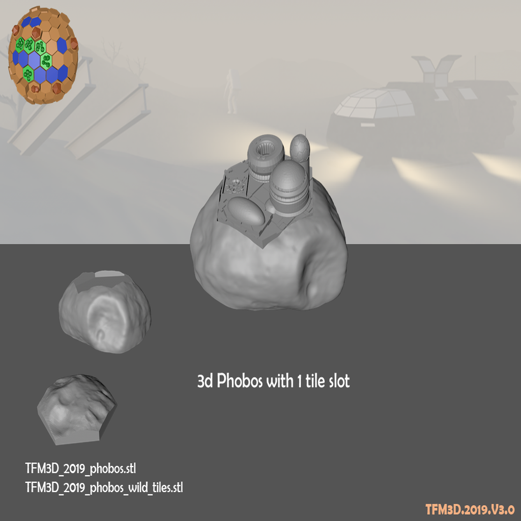 Download free STL file TerraForming Mars 3d board • 3D printing model ...