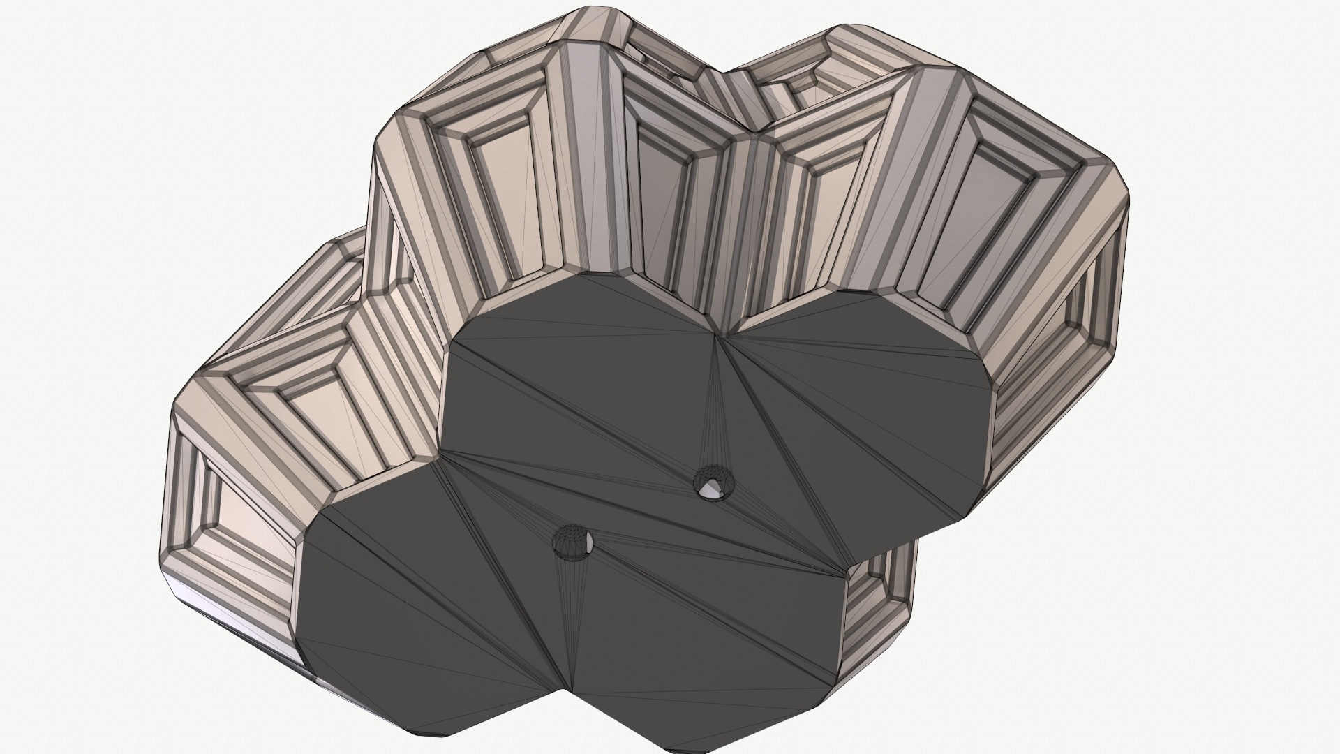 STL file 4 Hexa Flower Pot 💐・3D printer design to download・Cults