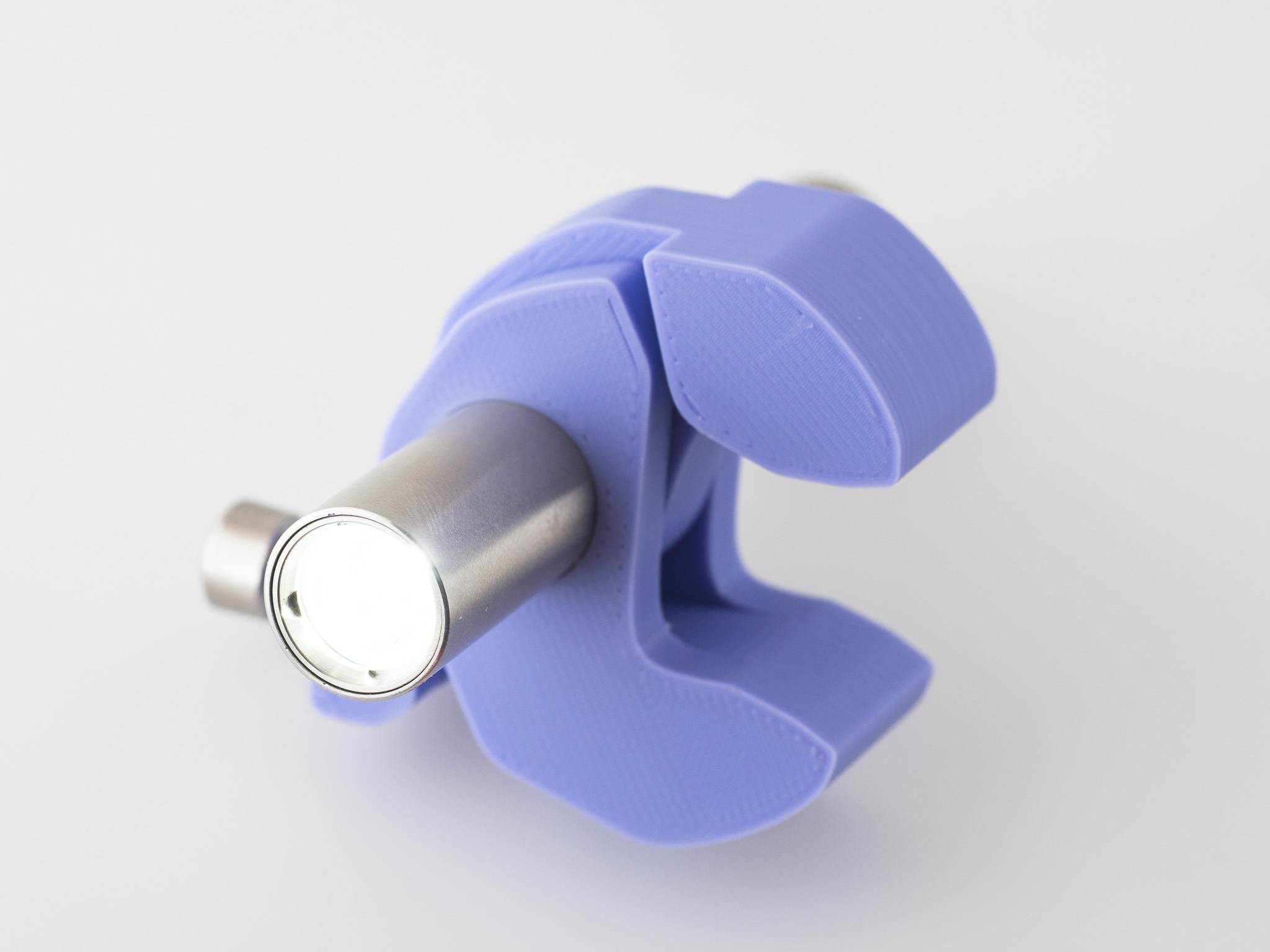 Free STL file Flashlight Clamp・Model to download and 3D print・Cults