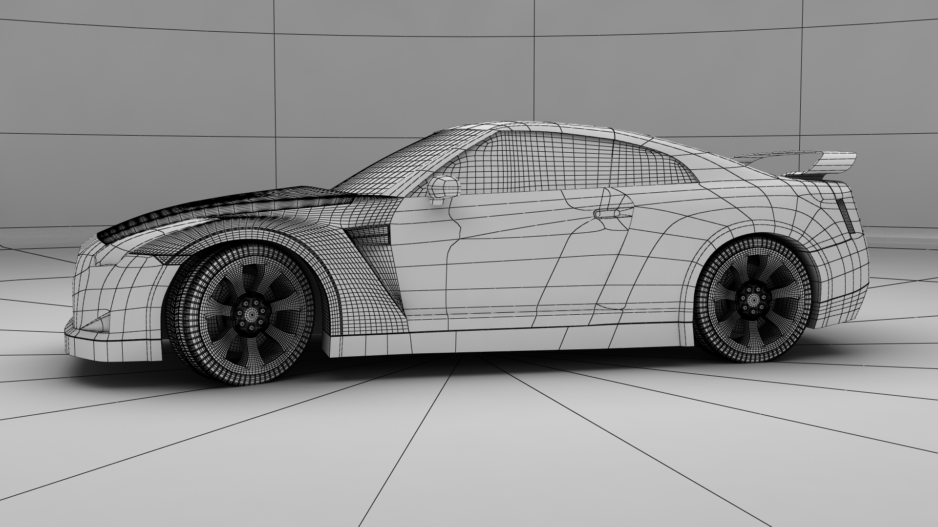 3D file Nissan GTR 2008 3D Model・3D printer model to download・Cults