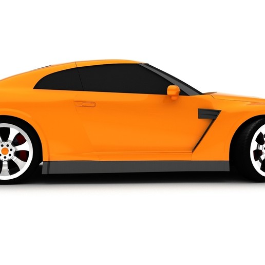 Download 3D printer templates Nissan GTR 2008 3D Model ・ Cults