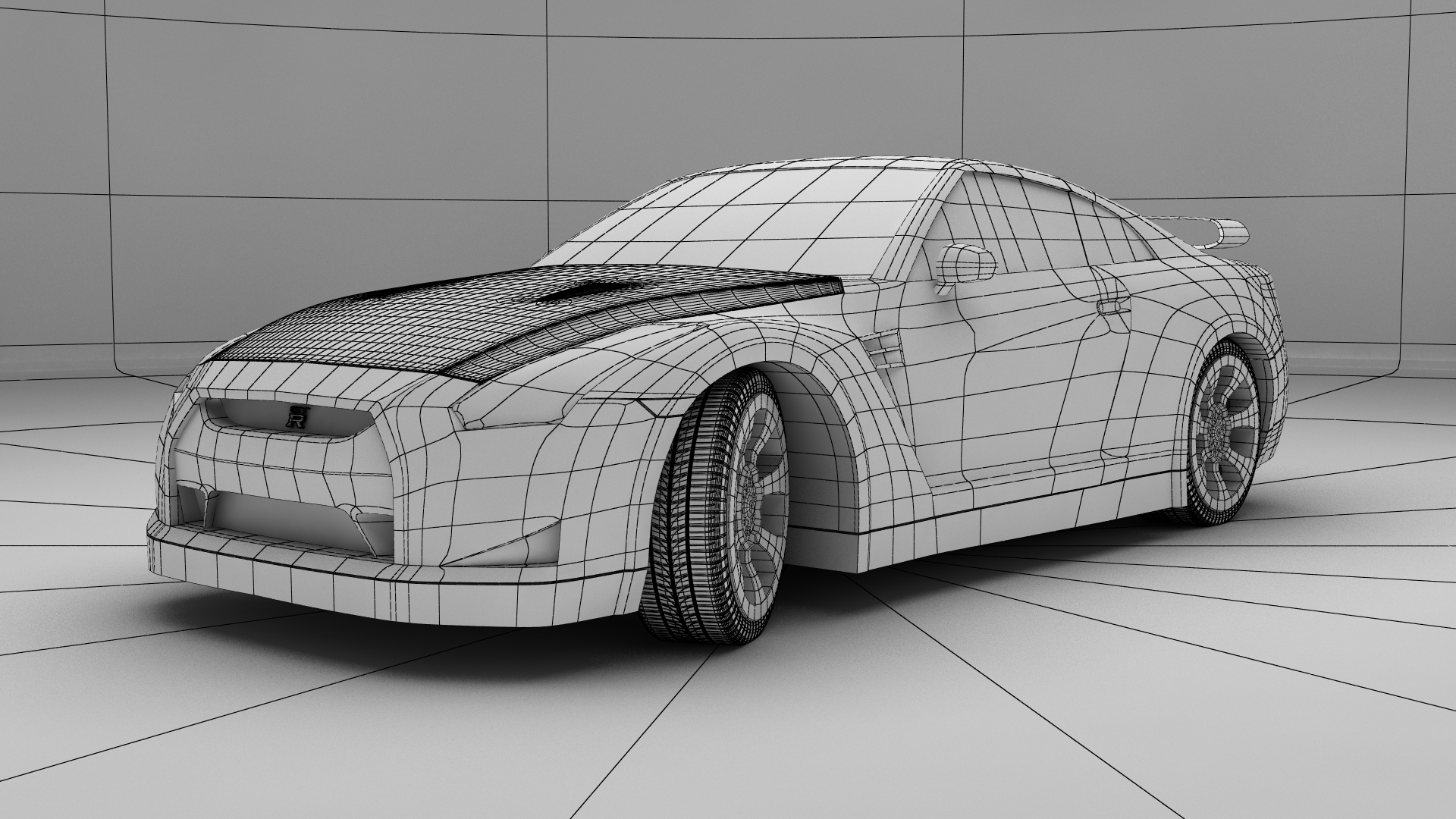 3D file Nissan GTR 2008 3D Model・3D printer model to download・Cults