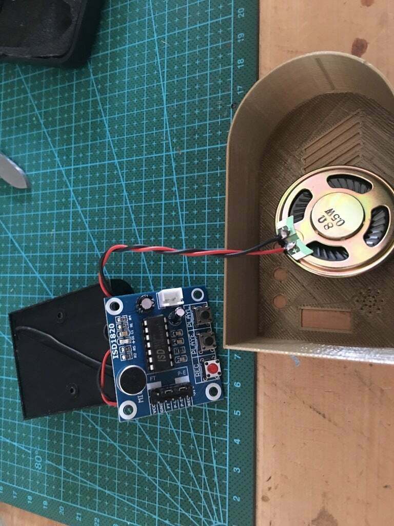 Free STL file Case for ISD 1820 module ⏺️・3D printer design to download ...