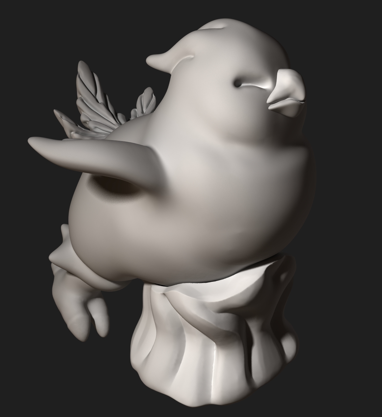 Free STL file Fat chocobo from Final fantasy XIV 🐣・3D print object to ...