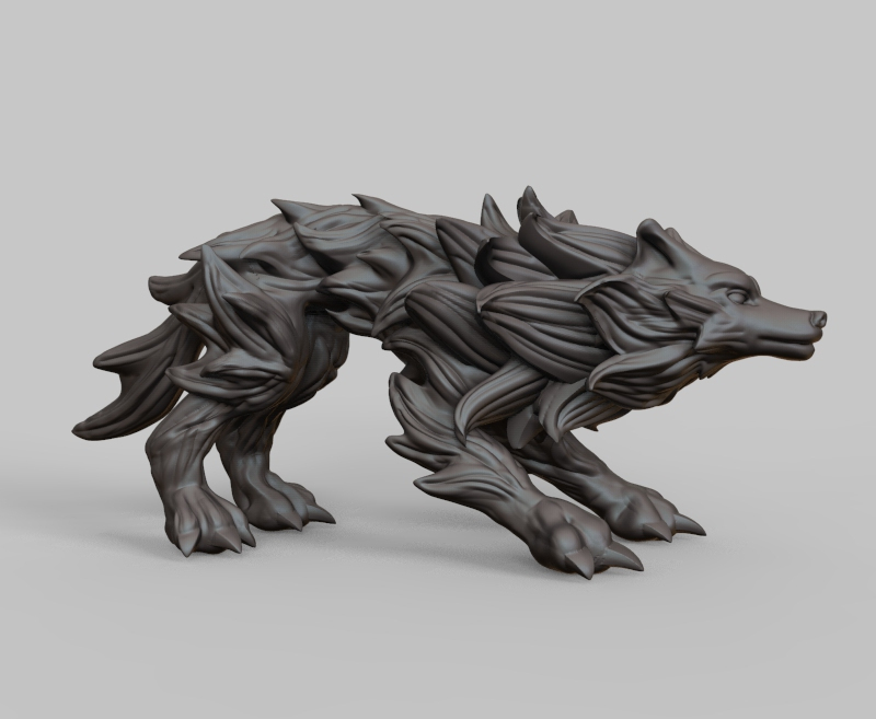Free STL file Needle wolf・Design to download and 3D print・Cults