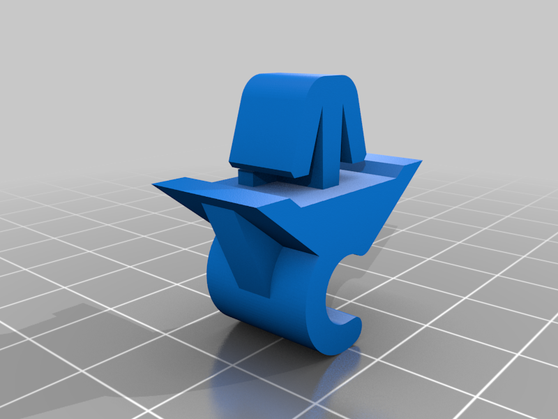 Fichier 3D gratuit Delica L400 Clip de tige de capot・Design pour ...