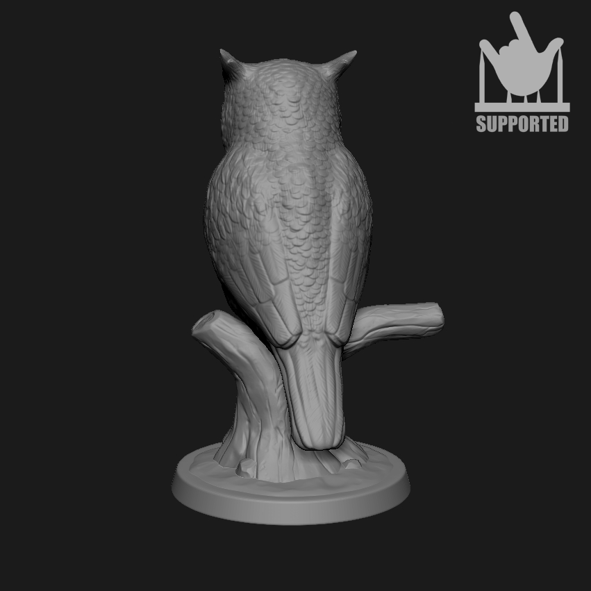 STL file royal owl・Design to download and 3D print・Cults