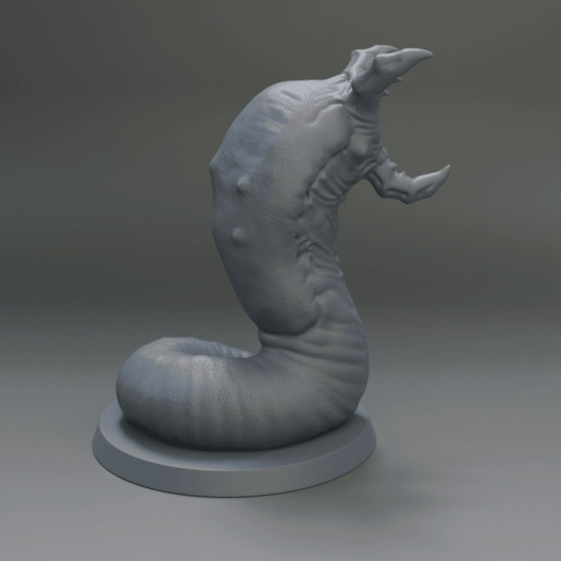 Download STL file worm ・ Cults