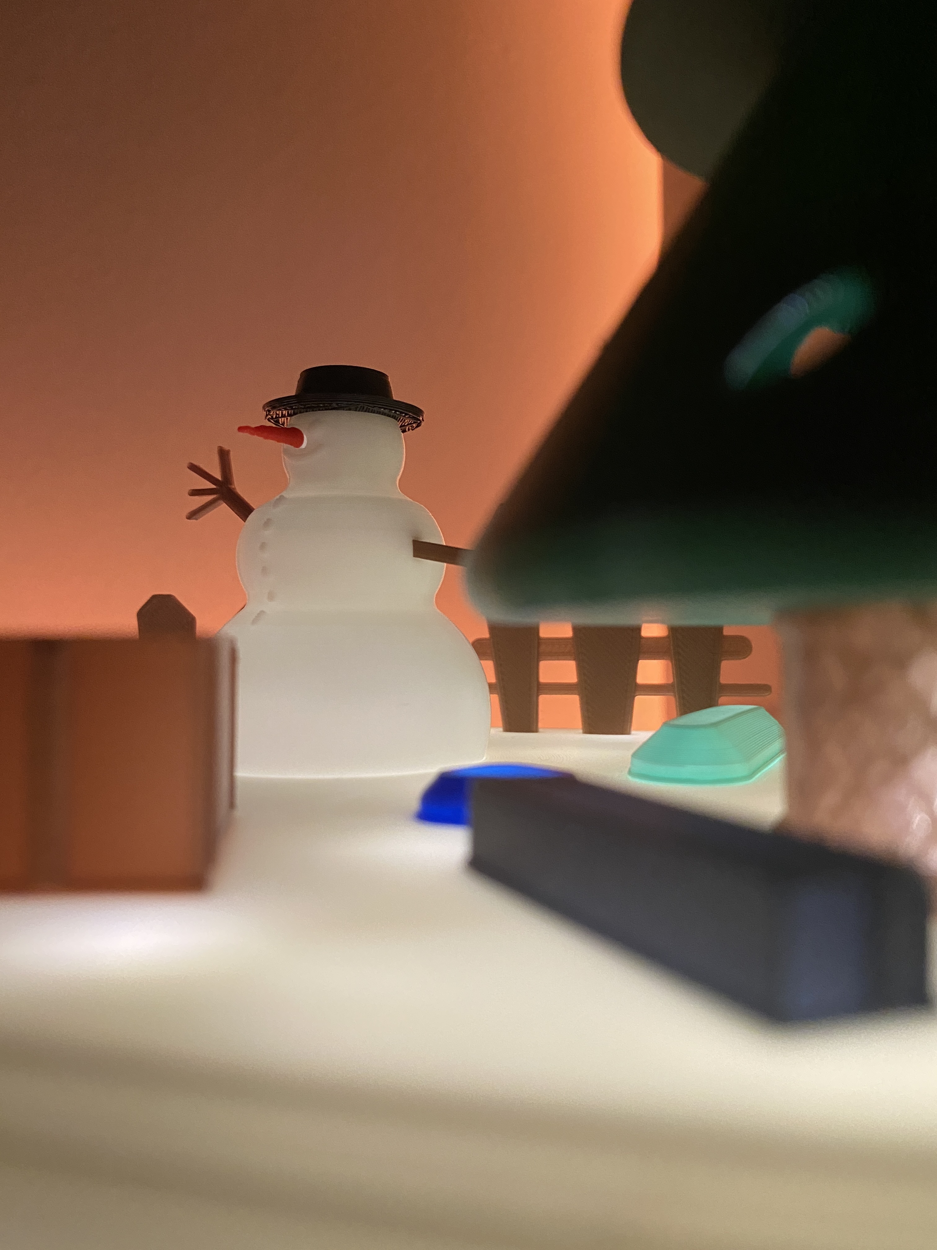 3D file Christmas Night Lamp 🎄・Template to download and 3D print・Cults