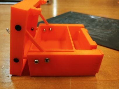 STL file DND treasure box slide latch lever hinge. 📦・3D printable model ...