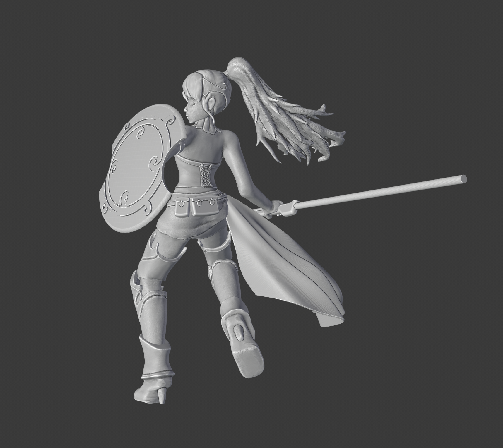 3MF file RWBY: Pyrrha Nikos・Model to download and 3D print・Cults