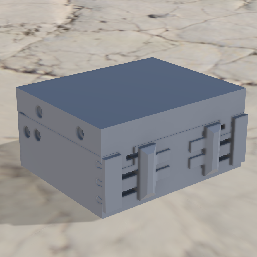 STL file DND treasure box slide latch lever hinge. 📦・3D printable model ...