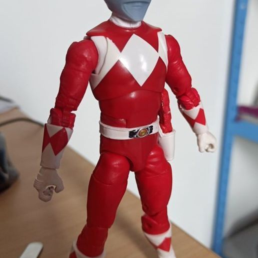 Descargar archivo STL Colección Rayo Power Rangers Casco Red Ranger ...