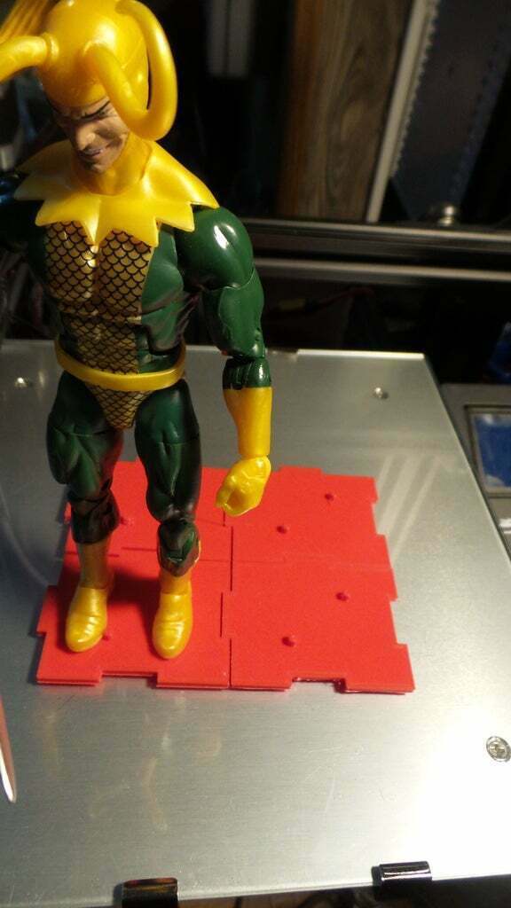 Free OBJ file Marvel Legends Interlocking Stand 🎲・3D print model to ...