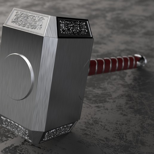 Descargar archivo STL Mjolnir (Thor) • Plan de la impresora 3D ・ Cults