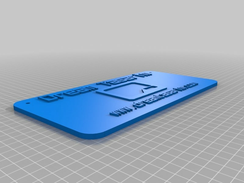 Бесплатный STL файл My Customized Sign・Шаблон для загрузки и 3D-печати ...