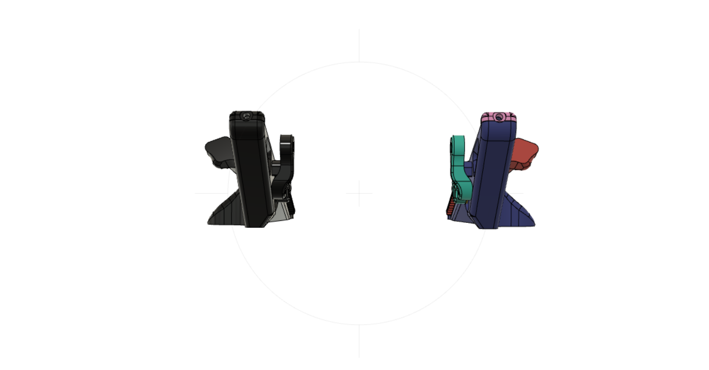 STL file MT07/FZ07 MRA windshield regulator (until 2017, no 2018+) 🏍️ ...