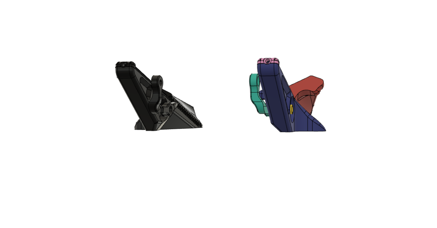 STL file MT07/FZ07 MRA windshield regulator (until 2017, no 2018+) 🏍️ ...