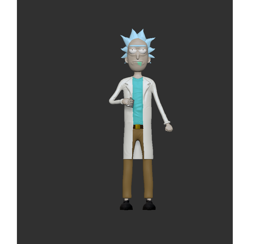 STL file RICK SANCHEZ 🧑‍🔬・3D printing model to download・Cults