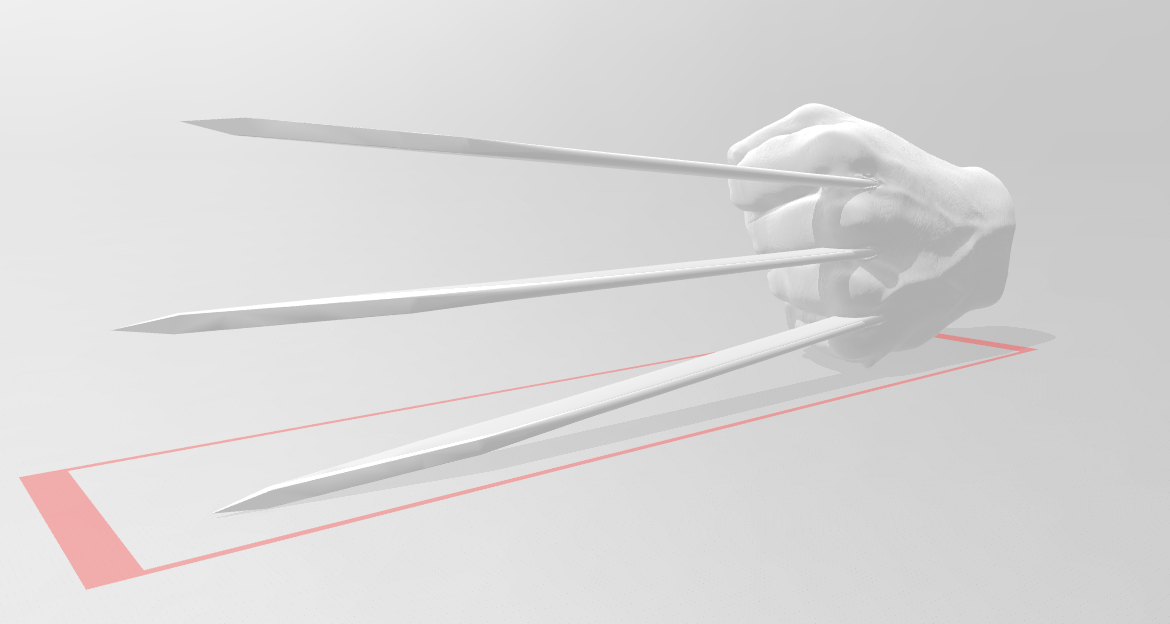 STL file Wolverine (Logan) Hand・3D print design to download・Cults