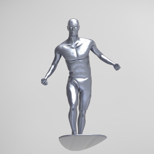 Download STL file SILVER SURFER • 3D printing template ・ Cults