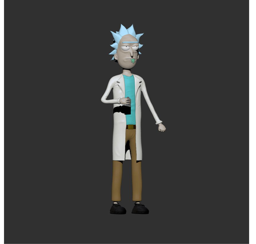 STL file RICK SANCHEZ 🧑‍🔬・3D printing model to download・Cults