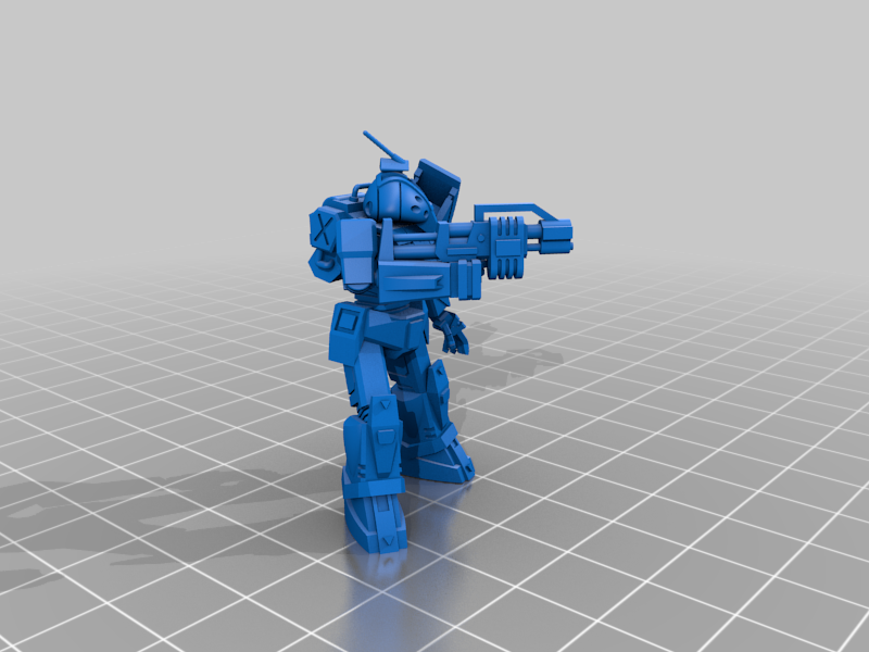 Free STL file American Mecha - Bushman/Bushmaster mech・3D printer model ...