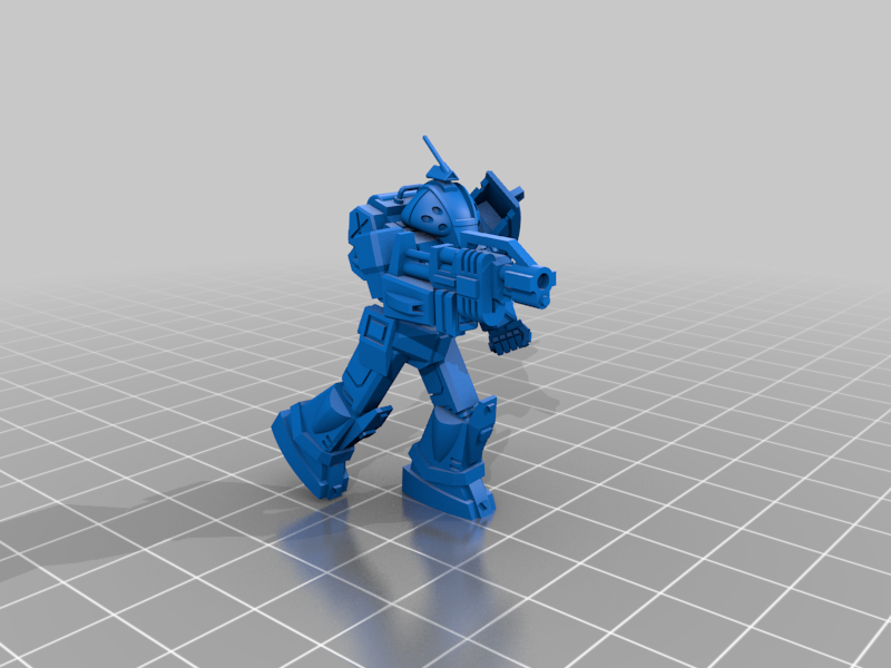 Free STL file American Mecha - Bushman/Bushmaster mech・3D printer model ...