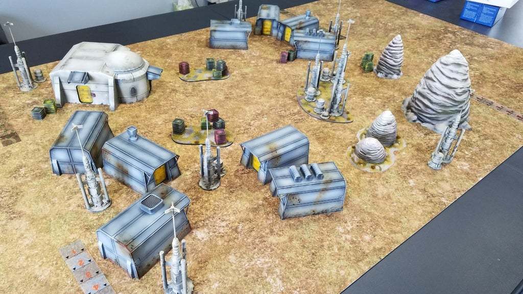 Free STL file Star Wars: Legion Terrain - Imperial resettlement camp ...