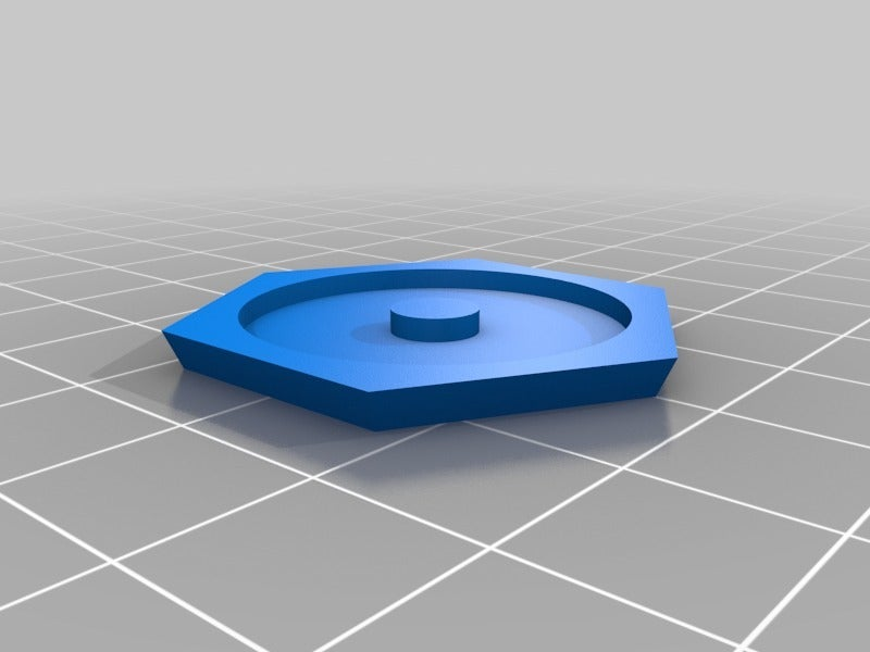 Download free STL file Weighted Hex Bases (Just add washers!) • 3D ...