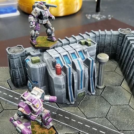 Download 3D printing templates Battletech "Forward Base" Hex-friendly ...