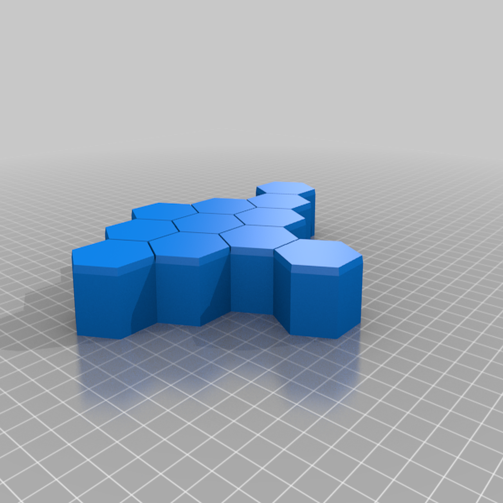 Archivo STL gratis Battletech Hex Hills "Open Terrain #3"・Objeto ...