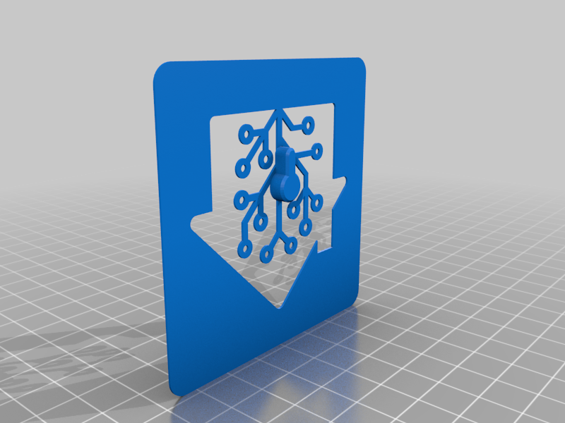 Free 3D file Home Assistant Logo cover for Rpi case 👽・Design to ...