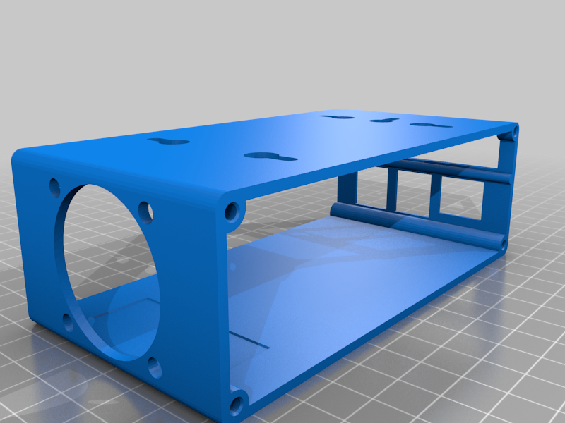 Fichier 3D gratuit Boîtier Raspberry Pi 4 avec support pour disque dur ...