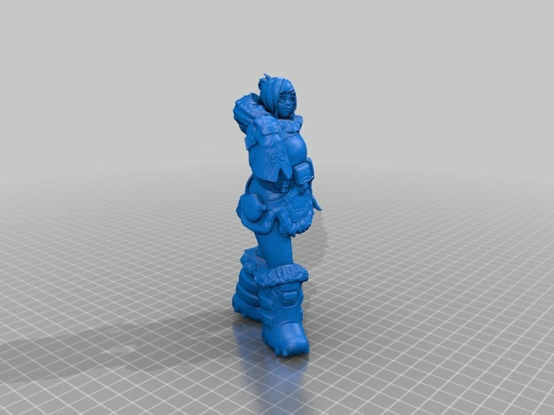 Free STL file Overwatch Mei without pillar・3D printing design to ...