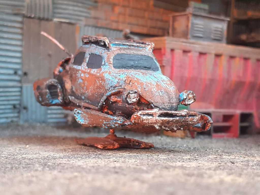 Descargar archivo STL gratis Escarabajo VW alimentado por cohetes ...