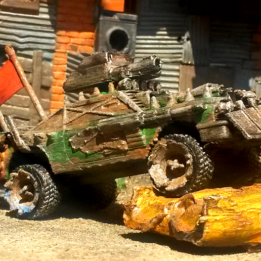 Download free STL file 1:64 Chryslus Highwayman Fallout 2 Mad Max ...