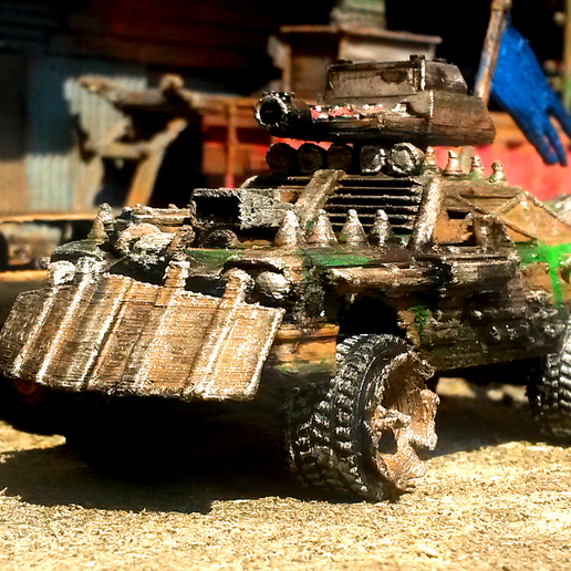 Download 3D printing files 1:64 Chryslus Highwayman Fallout 2 Mad Max ...