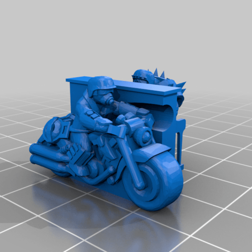 Download free STL file gaslands motorcycle with infuriating gingle • 3D ...