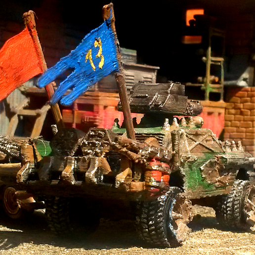 Download free STL file 1:64 Chryslus Highwayman Fallout 2 Mad Max ...