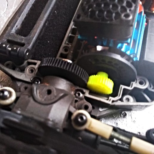 Download free STL file Traxxas 4TEC 4-TEC 2.0 62T Spur Gear • Design to ...