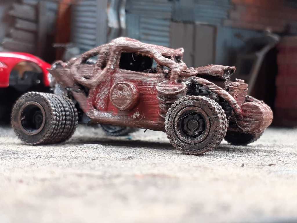 Free STL file Mad Max FDK Kaboom Bug VW Beetle Gaslands 🐛・3D printer ...